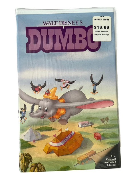 DUMBO VHS DIAMOND Classics Ed. Clamshell W/Rare Pink Cover Art SEALED ...