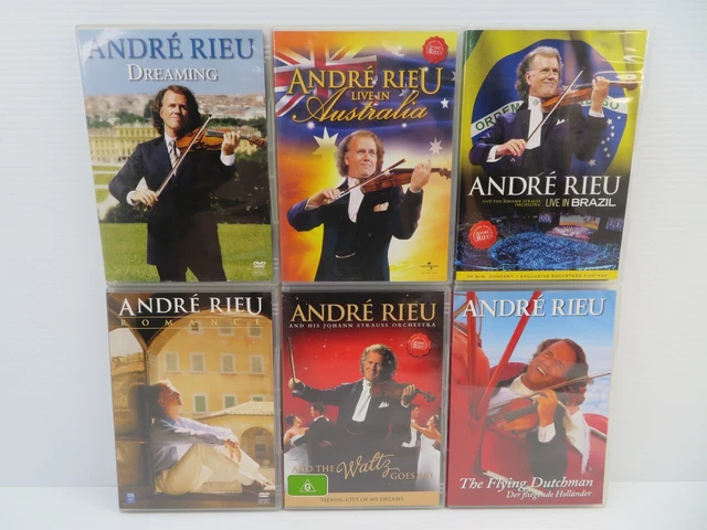 6 X ANDRE Rieu DVD Set-The Flying Dutchman/The Waltz Goes On/Romance ...