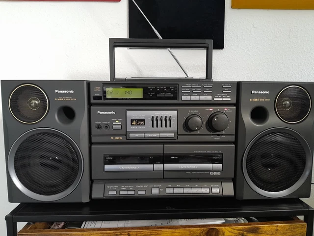 PANASONIC RX-DT 680 Ghettoblaster Radiorecorder Mit Aux Line In ...