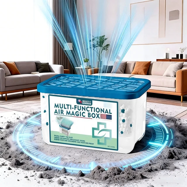 1-3X INDOOR PURIFIER Long-Lasting Fresh Air Purification Dust Removal ...