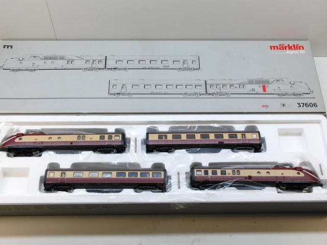 MÄRKLIN H0 37606 Triebzug BR602 -DIGITAL+SOUND- Licht, AC, TOP in OVP ...