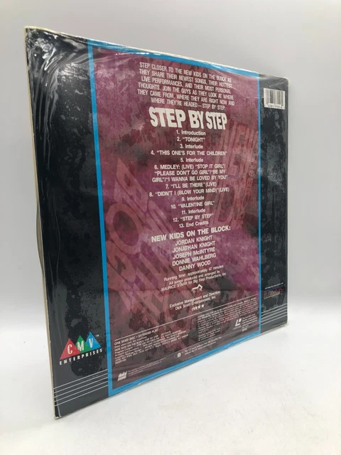 NEW KIDS ON The Block NKOTB Step By Step Movie Video Laserdisc $29.99 ...