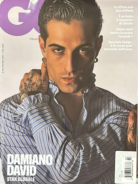 GQ ITALIA MAGAZINE April May 2025 Damiano David Cover £20.24 - PicClick UK