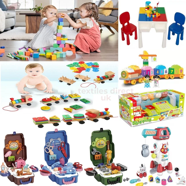 KIDS PRE-SCHOOL LEARNING Educational Role Play Activity Tool Box Toys ...