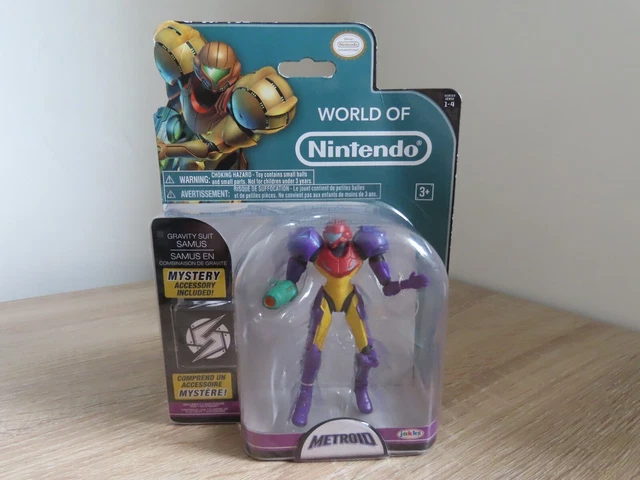JAKKS PACIFIC WORLD of Nintendo Metroid Gravity Suit Samus Action ...