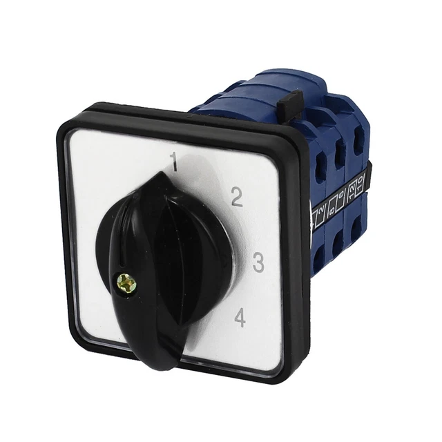 INTERRUPTOR DE COMBINACIÓN Universal 660V 16A selector giratorio de 4 ...