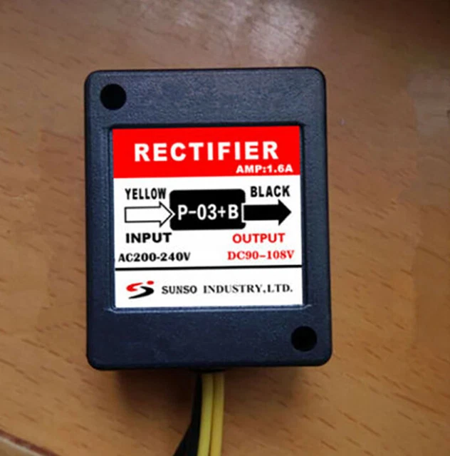 NEW SUNSO INDUSTRY P-03+B AMP1. 6A INPUT AC200-240V OUTPUT DC90-108V ...