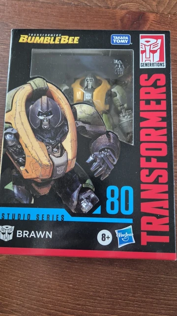 TRANSFORMERS TOYS STUDIO Series 80 Deluxe Class Bumblebee Brawn Action ...
