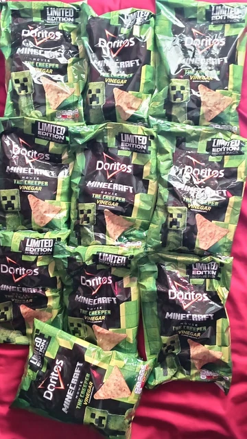 DORITOS CREEPER VINEGAR Limited Edition Minecraft Movie Pack 180g Rare ...