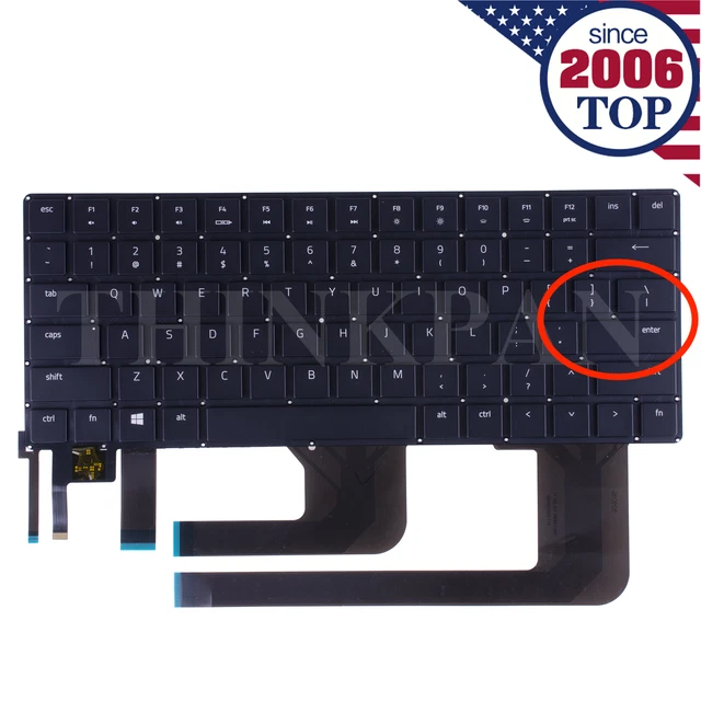NEW KEYBOARD US Backlit for Razer Blade Pro 17 15 RZ09-0287 RZ09-0330 ...