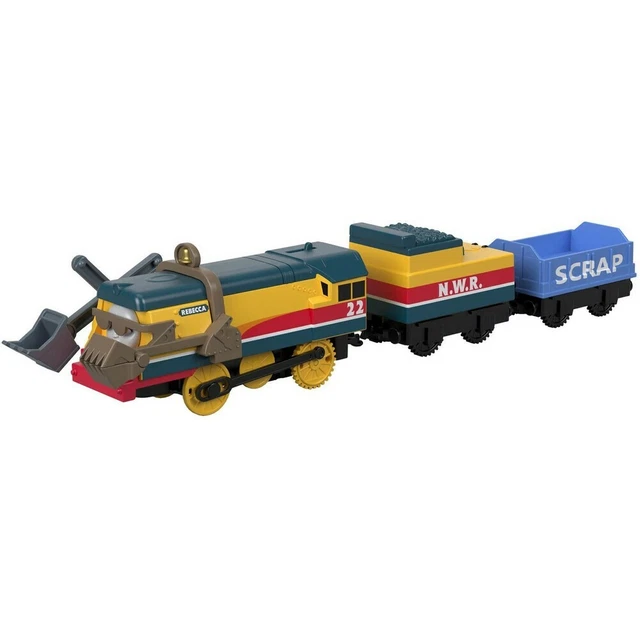 THOMAS & FRIENDS Fisher-Price Trackmaster Rebecca Scrap Engine ...