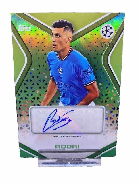 2022-23 TOPPS RODRI 1/99 Auto Jack Grealish Platinum Curated Set ...