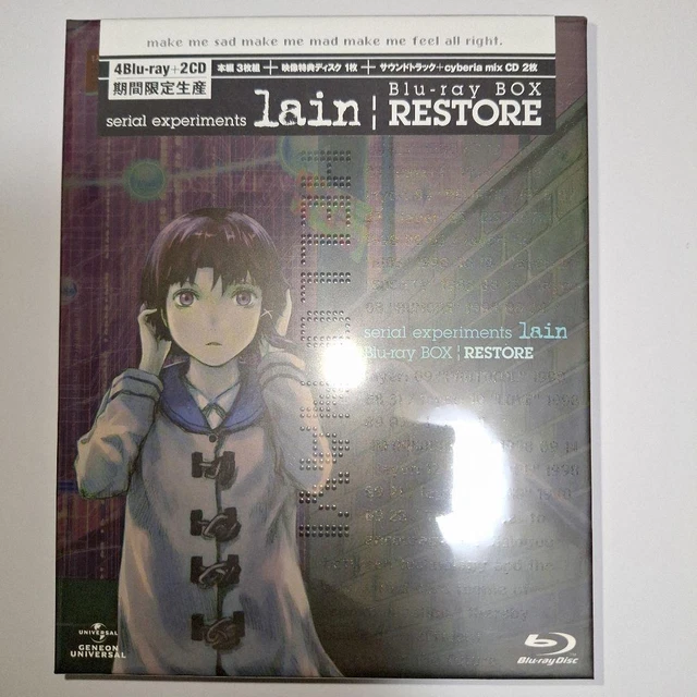 SERIAL EXPERIMENTS LAIN RESTORE First Limited Edition Blu-ray BOX JP ...