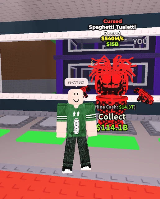 STEAL A BRAINROT | Cursed Spaghetti Tualetti (Super Rare)| 540M/s £16. ...