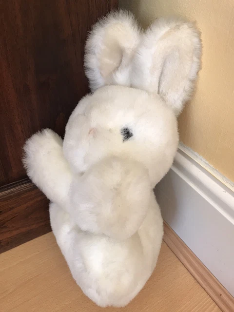 VINTAGE CHAD VALLEY White Bunny Rabbit Soft Plush Toy 10” £10.99 ...