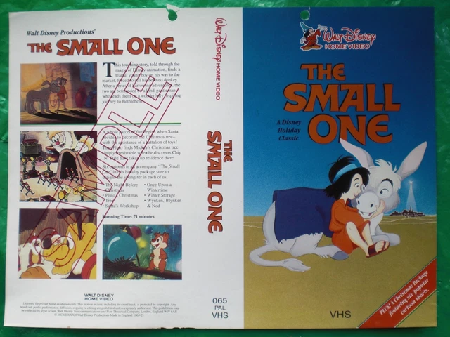 THE SMALL ONE (Disney Pre-Cert) - Vhs Video Sleeve Only £7.95 - PicClick UK