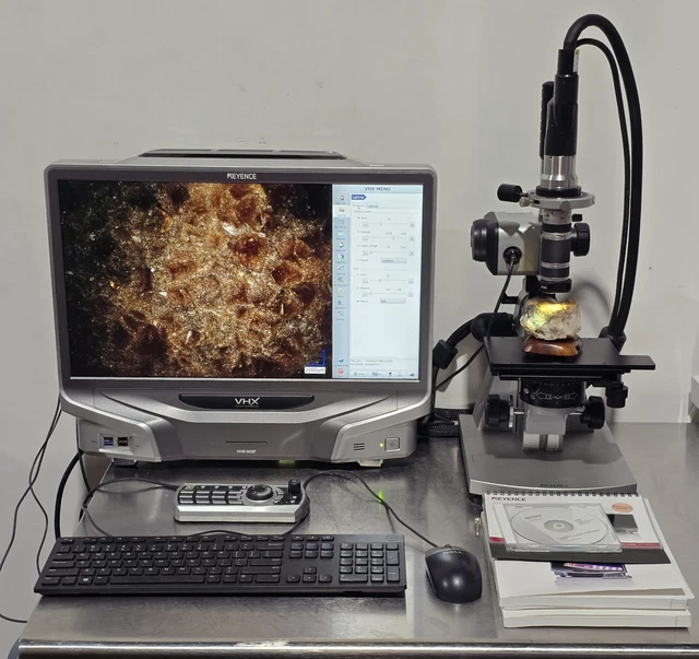 KEYENCE VHX-900F VHX-5020 Digital Microscope w/ VH-Z20R & VHX-S90F/VH ...