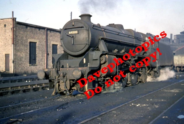 ORIGINAL 35MM SLIDE Steam Train / Engine Railway 44800 circa 1965 £10. ...
