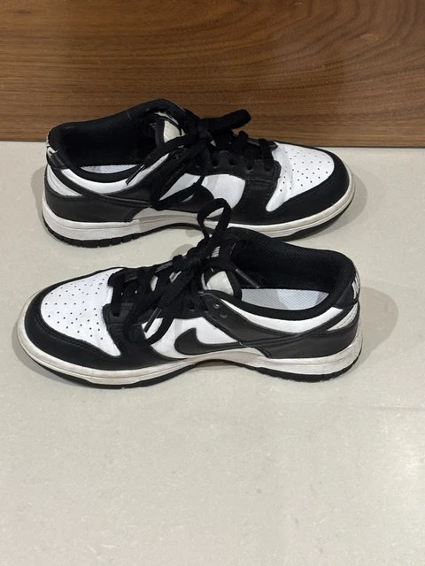 NIKE PANDA DUNKS Low Retro Black White Trainers Size 4 UK £26.68 ...
