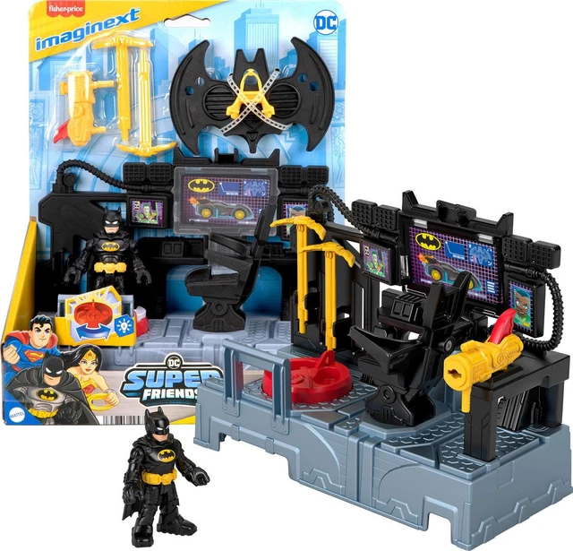 FISHER-PRICE IMAGINEXT DC Super Friends, Batman Toys Bat Command Center ...