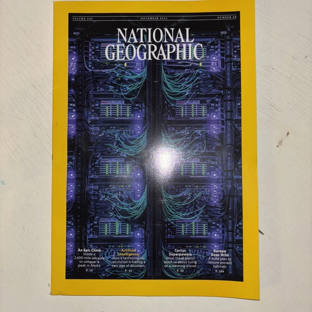 NATIONAL GEOGRAPHIC MAGAZINE - November 2024 - Ai - Artificial ...