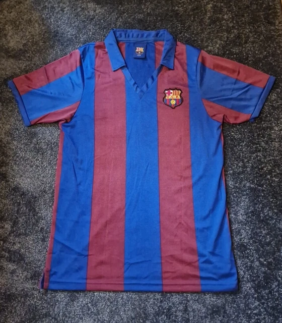 BARCELONA BARCA FC Jersey Score Draw 82 Home Size L £35.00 - PicClick UK