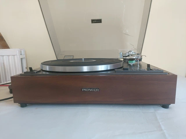 PIONEER PL-12D RECORD Player Turntable with Audio Technica AT95E ...