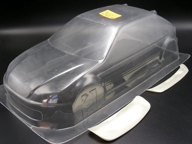 VINTAGE 1997 HPI MINI RS4 Nitro #7024 HONDA CIVIC 225mm WB Clear Lexan ...