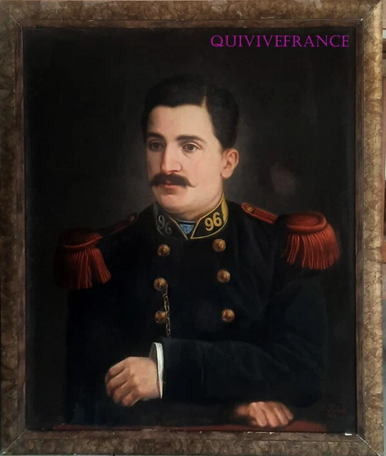 HST - PORTRAIT A Soldier Of 96e Infantry Regiment 1881 Per Stone ...