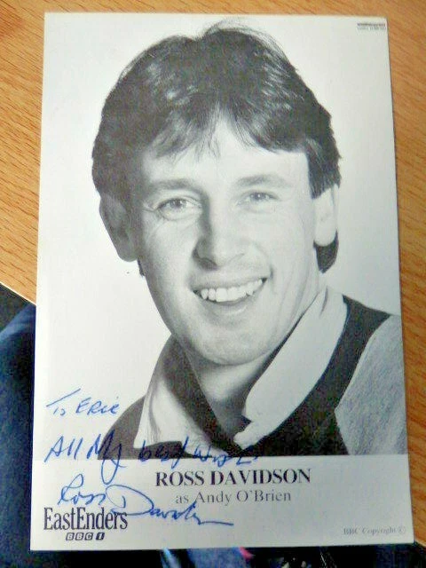 ROSS DAVIDSON - Eastenders - Actor - Autographed Photo £19.99 - PicClick UK