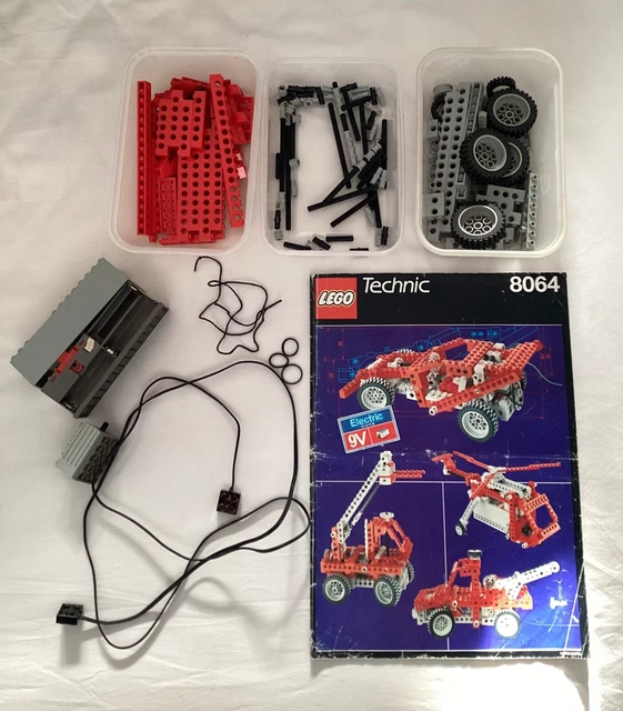 VINTAGE LEGO TECHNIC 8064 Motor Set, complete with instructions, good ...