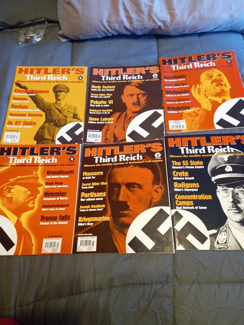 HITLER'S THIRD REICH Magazine X 6 Joblot Germany Ww2 History Rare Ex ...