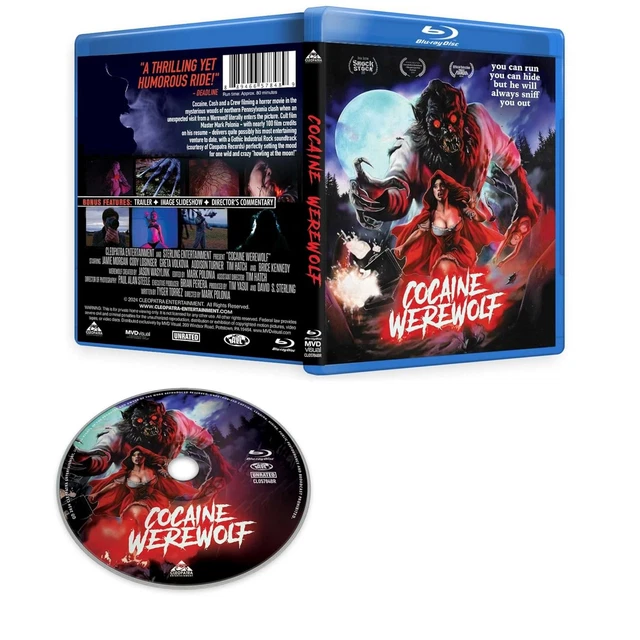 COCAINE WEREWOLF (BLU-RAY) Brice Kennedy Jamie Morgan Ken Van Sant Tim ...