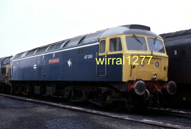 6X4 COLOUR RAILWAY photograph Class 47 47361 at Millerhill 08.86 £1.00 ...