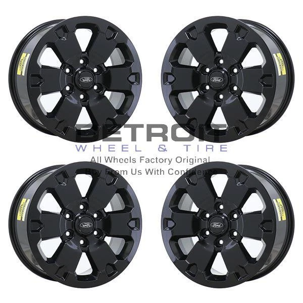 18& FORD RANGER Gloss Black Exchange Wheels Rims Factory Oem 10282 2019 ...