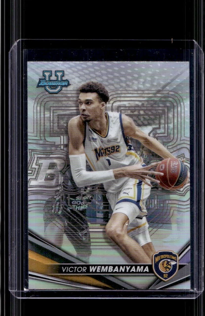 2022-23 BOWMAN UNIVERSITY Best Victor Wembanyama réfracteur recrue RC ...