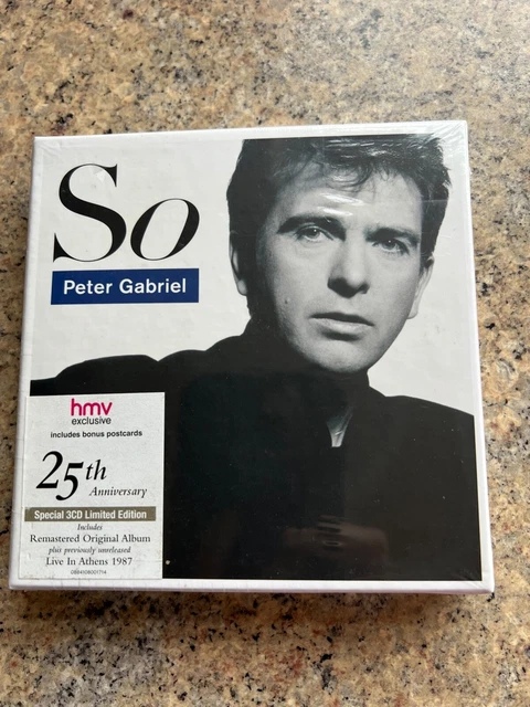 PETER GABRIEL (GENESIS) 3 CD BOX SET HMV 25th ANNIVERSARY EDITION BRAND ...