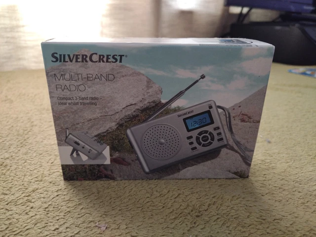SILVERCREST MULTI BAND Handheld Radio And Clock £9.99 - PicClick UK