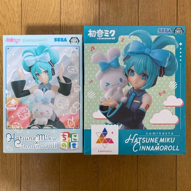 FIGURINES PREMIUM HATSUNE Miku x Cinnamoroll Chokonose Luminasta lot de 2 EUR 77,54 - PicClick FR