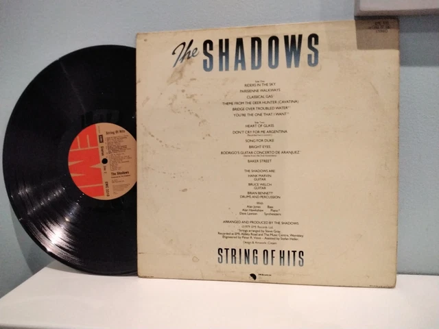 THE SHADOWS - String of Hits - Vinyl Record LP Album - 1979 EMI Records ...