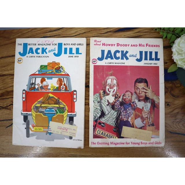 VINTAGE JACK & Jill Magazine June 1959 And January 1960 Howdy Doody ...