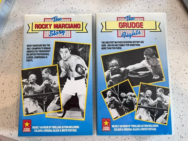 VINTAGE VHS COLLECTORS The GRUDGE Fights Boxing Set Of 2 Videos £5.99 ...