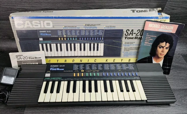 CASIO SA-20 TONE Bank Electronic Keyboard Synthesiser Synth Keys ...