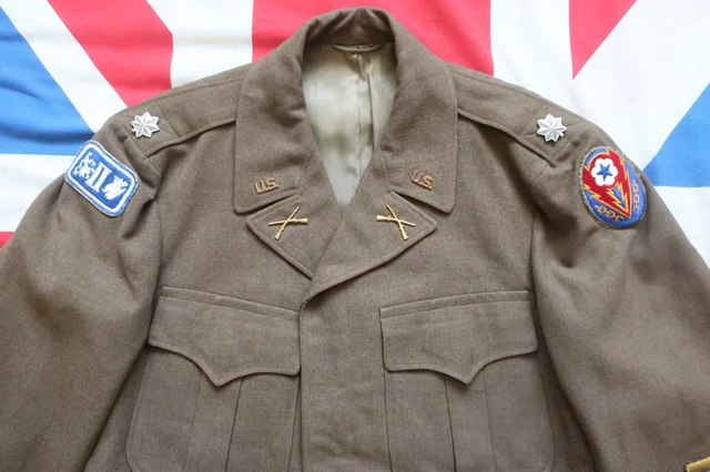 WW2 US ARMY Officer Lieutenant Colonel Ike Jacket / Tunic Dated 1944 ...