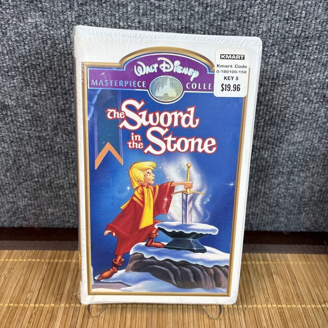 The Sword In The Stone Vhs 1998 Disney Masterpiece Collection New
