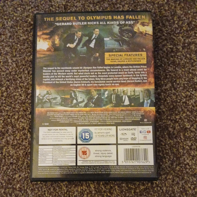 LONDON HAS FALLEN (DVD, 2016) £3.83 - PicClick UK