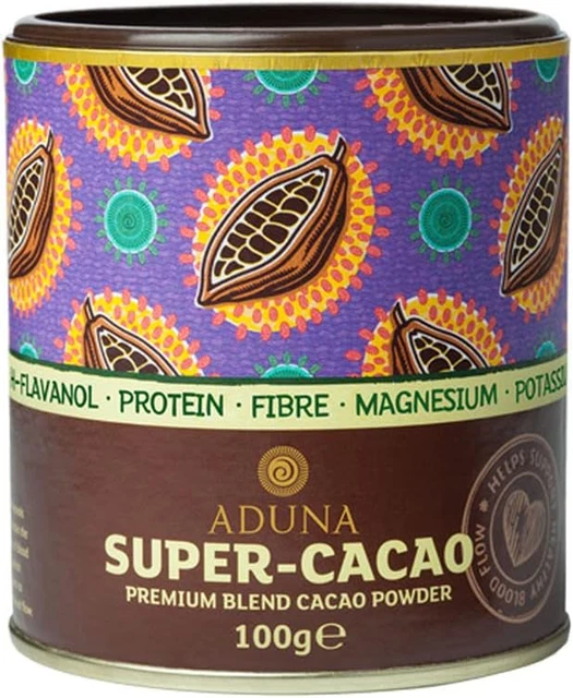 ADUNA SUPER-CACAO POWDER | 100% Natural Ghanaian Cacao for Heart Health ...