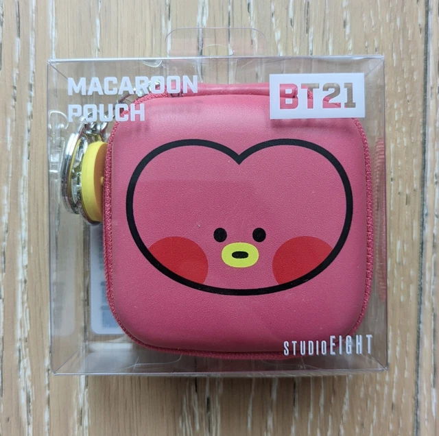 [STUDIO 8] AUTHENTIC BT21 Minini Macaron coin/key Pouch (Tata) +shop ...