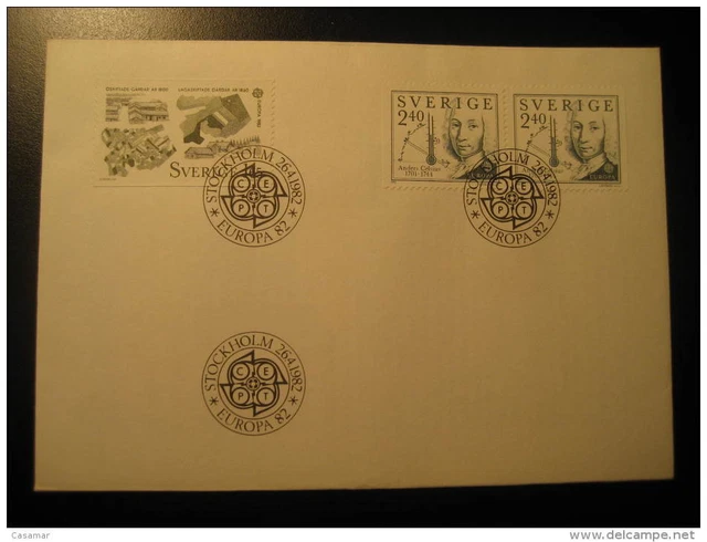 STOCKHOLM 1982 ANDERS Celsius Europe Cept Météorologie Climat Weather ...