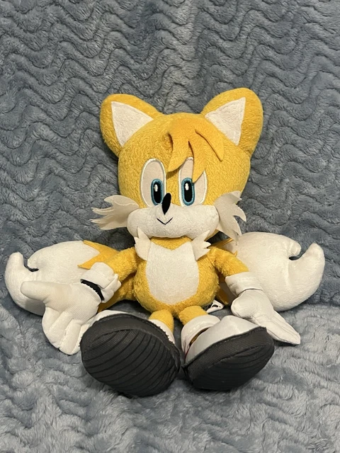 JAZWARES SONIC THE Hedgehog 14 Inch Tails Plush Soft Toy RARE 2011 SEGA ...